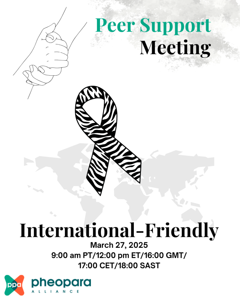 Peer Support Meeting - March 2025 - Pheo Para Alliance